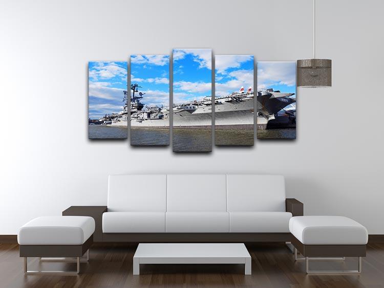 aircraft carriers built during World War II 5 Split Panel Canvas | Canvas Art Rocks – Canvas Art ...
