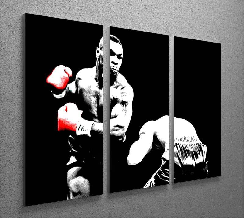 Mike Tyson Knockout 3 Split Panel Canvas Print Canvas Art Rocks