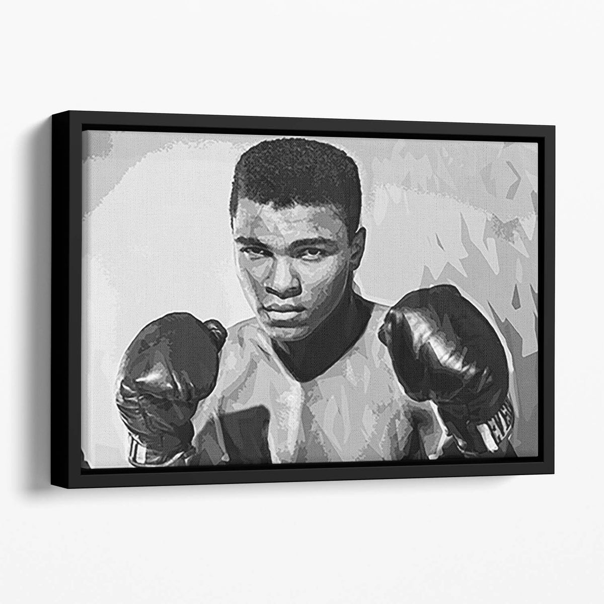 Muhammad Ali Floating Framed Canvas | Canvas Art Rocks – Canvas Art ...