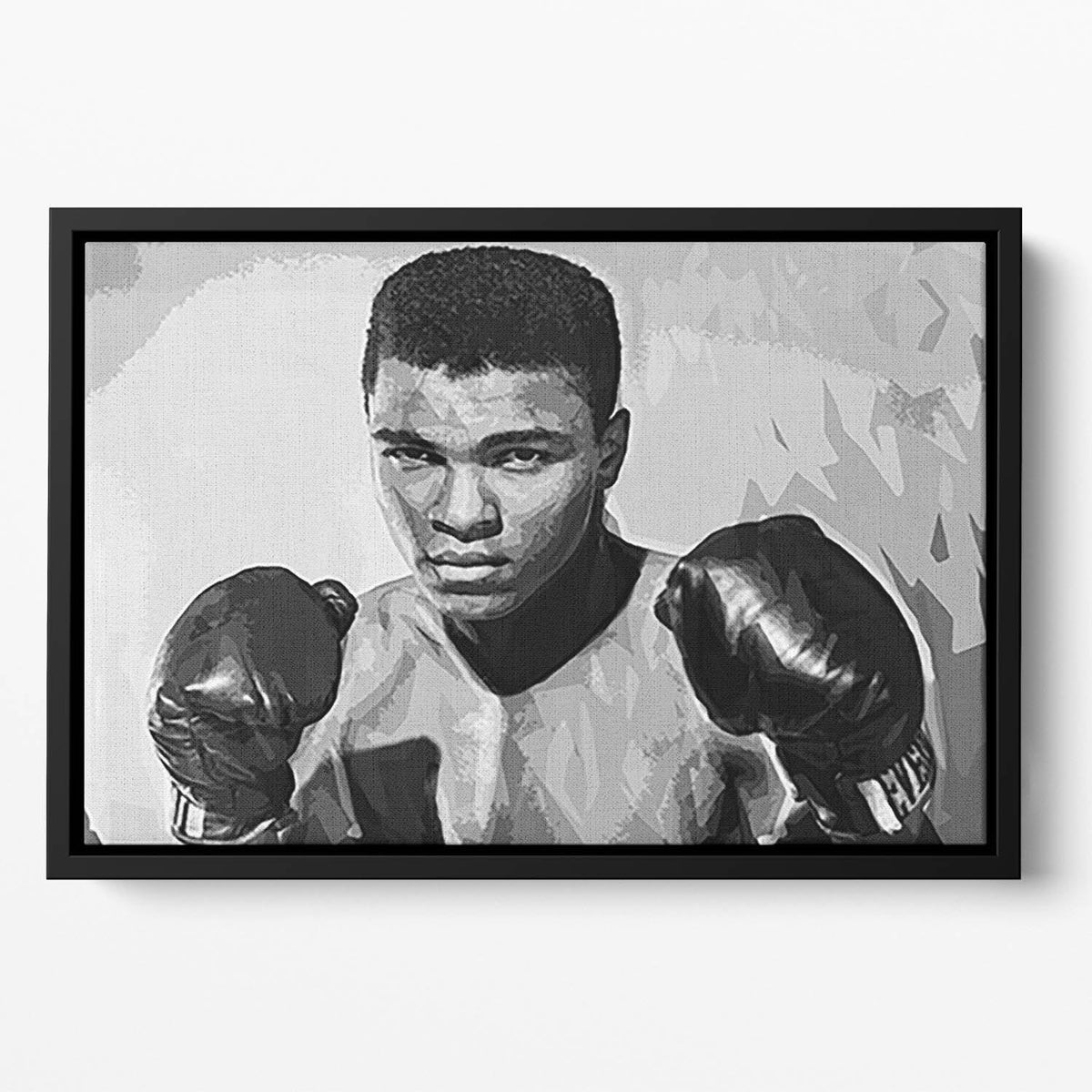Muhammad Ali Floating Framed Canvas | Canvas Art Rocks – Canvas Art ...